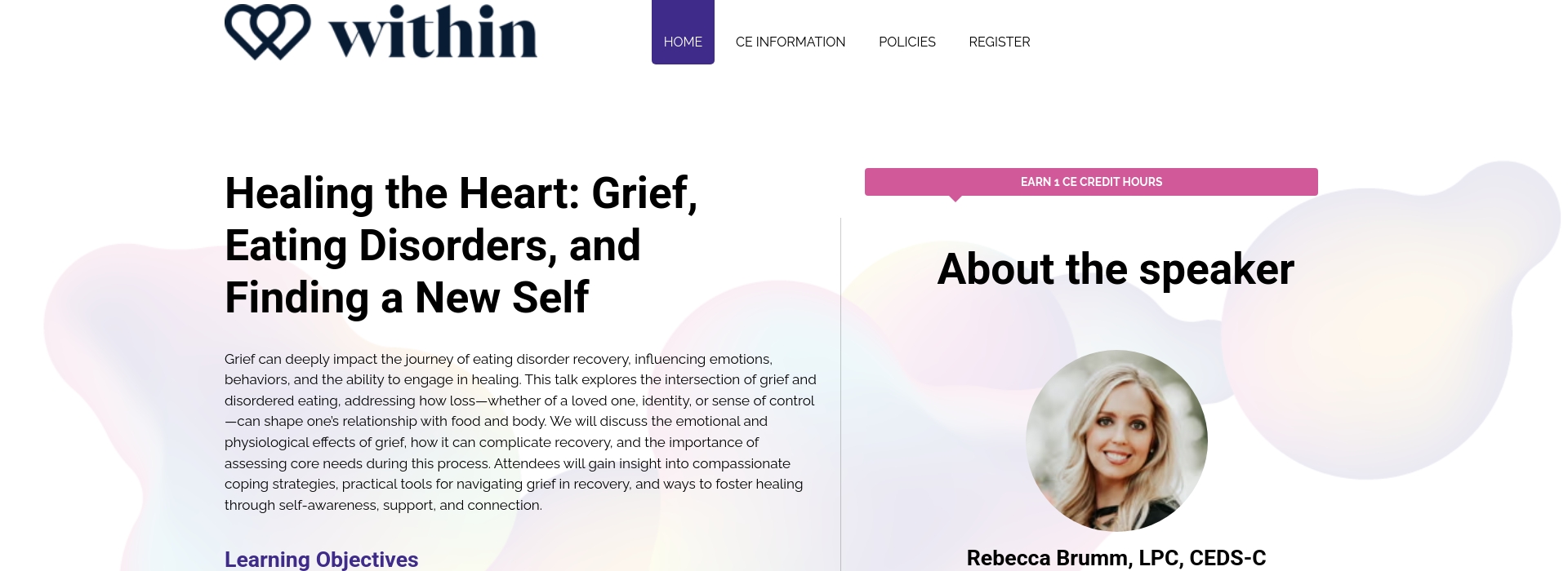 Healing the Heart: Grief, Eating Disorders, and Finding a New Self
